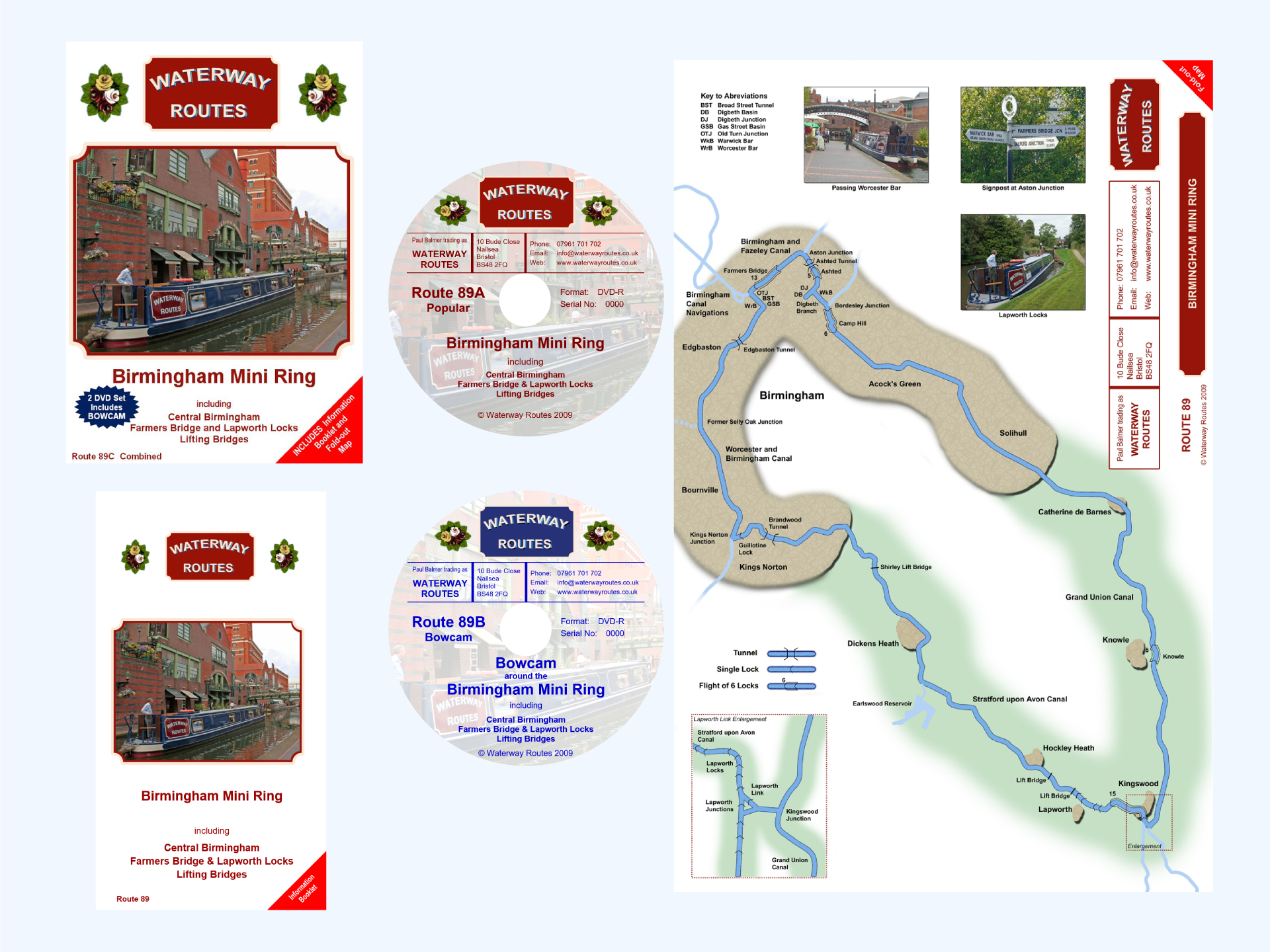 Birmingham Mini Ring DVDs - Waterway Routes
