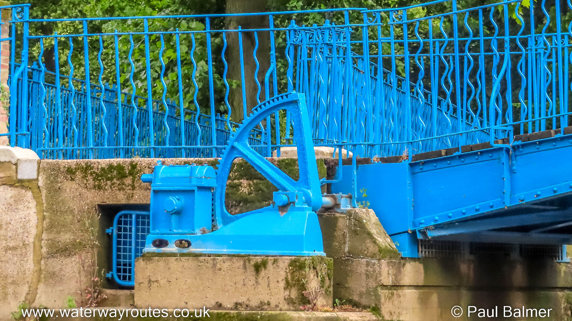 Entering the River Foss under the Blue Bridge at York - Waterway Routes