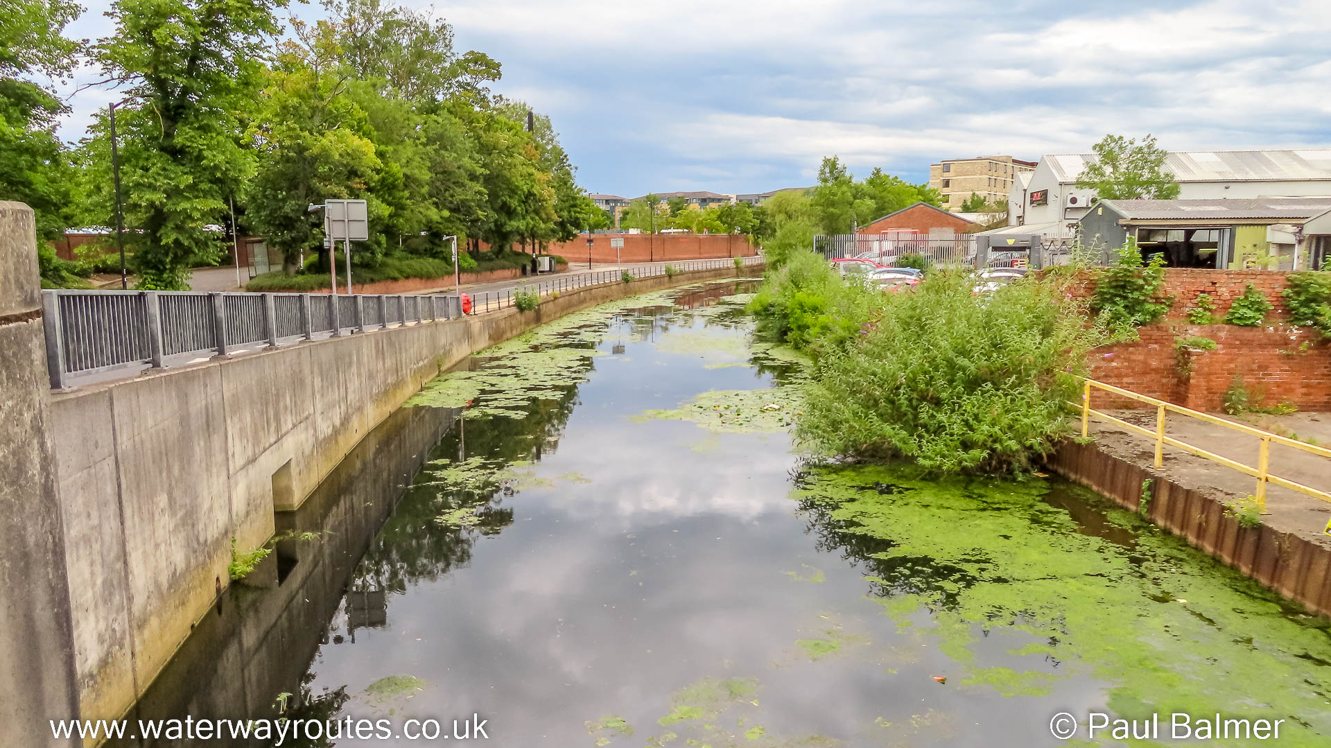Concrete and Greenery along the River Foss - Waterway Routes