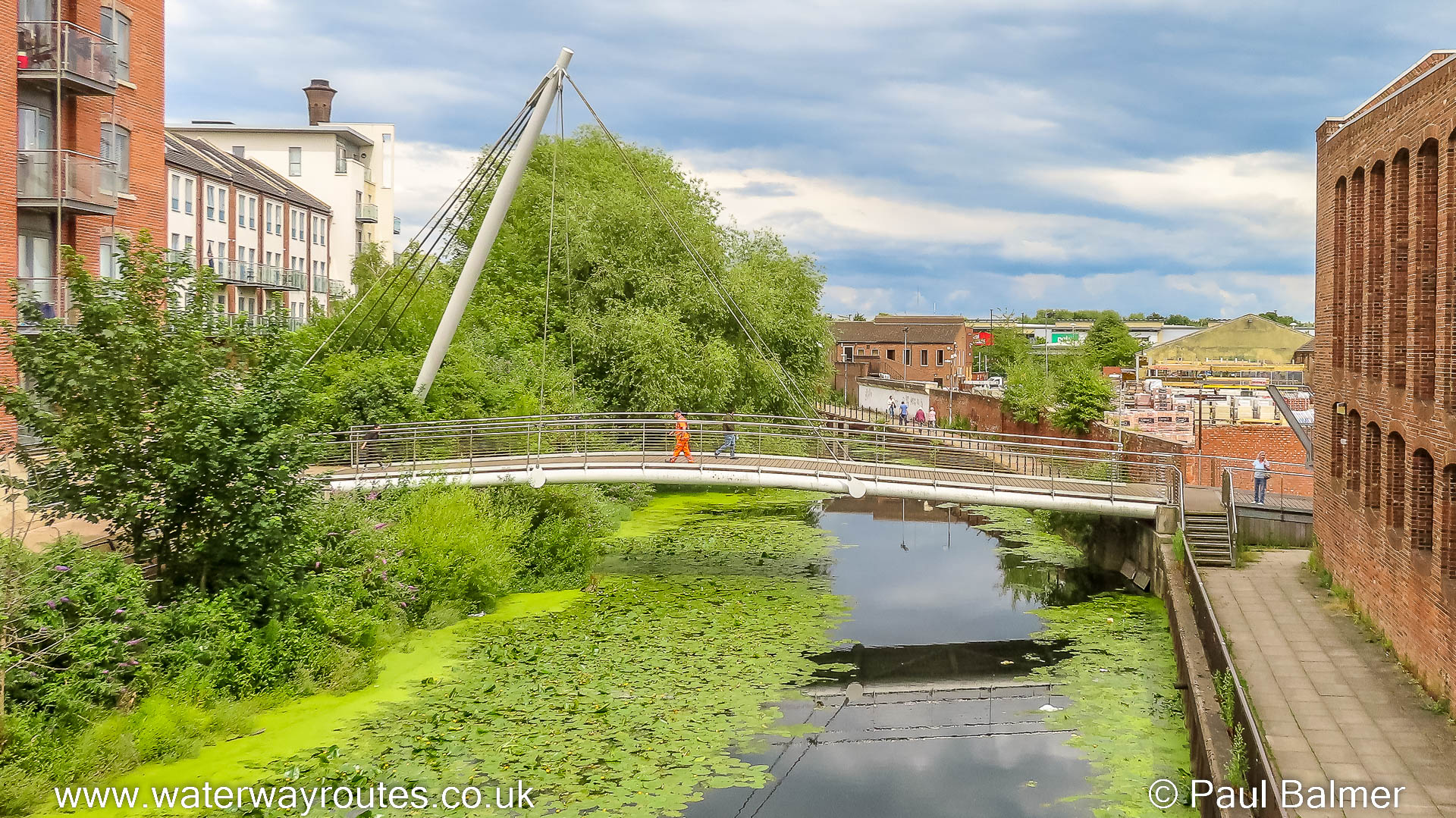 The route of the River Foss through York - Waterway Routes