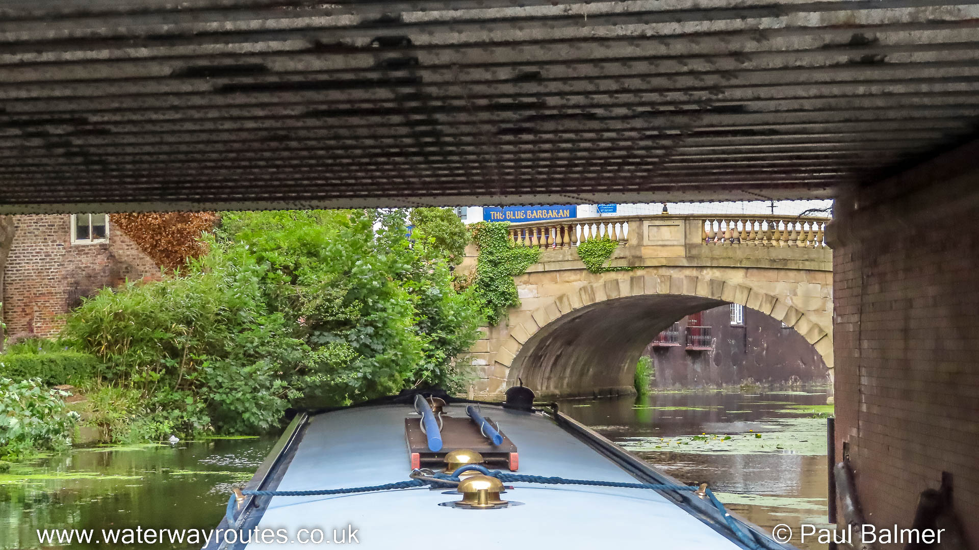Cruising on the River Foss through York - Waterway Routes