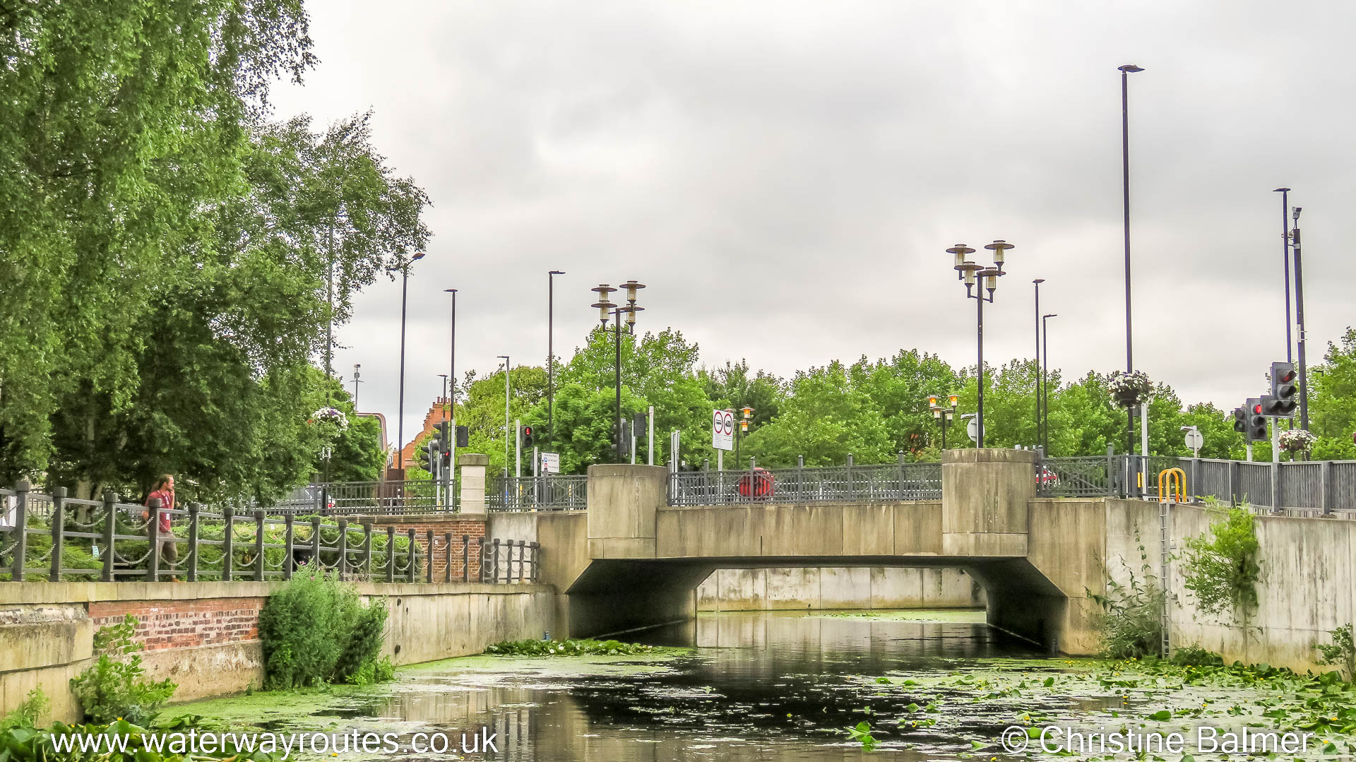 The route of the River Foss through York - Waterway Routes
