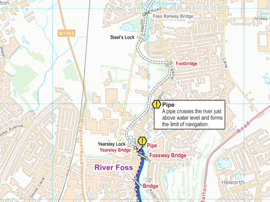 River Foss Maps – FREE – Waterway Routes